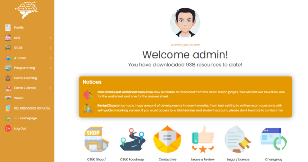 CSUK:Teacher Quality Computer Science Resources for Hardworking Teachers