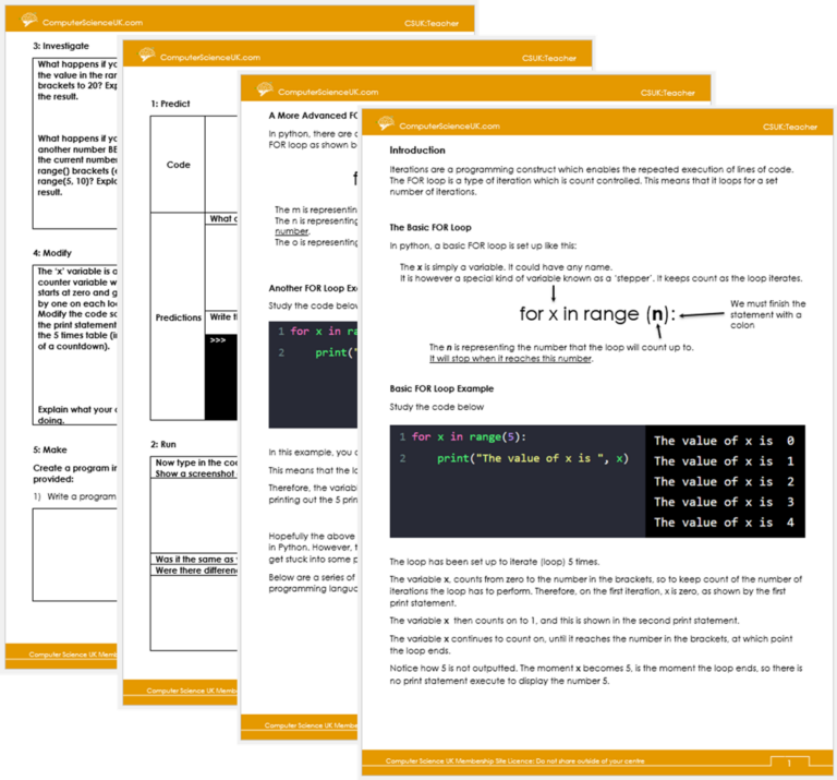 Programming Offer - CSUK:Teacher