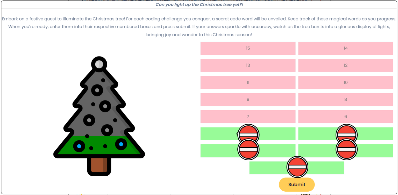 CSUK:Bytes - Advent Coding Challenges 2023 - CSUK:Teacher CSUK:Bytes - Advent Coding Challenges 2023 - CSUK:Teacher