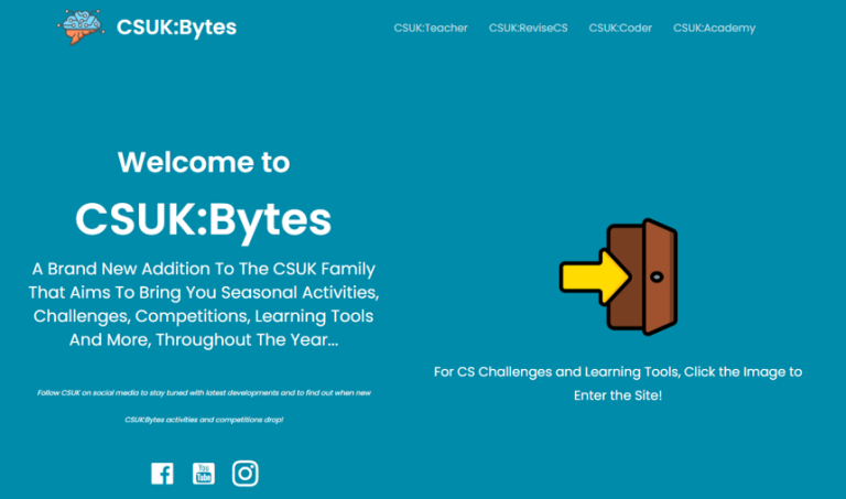 CSUK:Bytes - Easter Coding Challenges 2024 - CSUK:Teacher