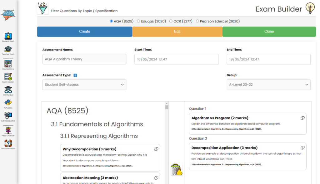 Introducing Exam Master: Drag and Drop Exam Builder, Over 700 New Exam Questions, Intuitive ...