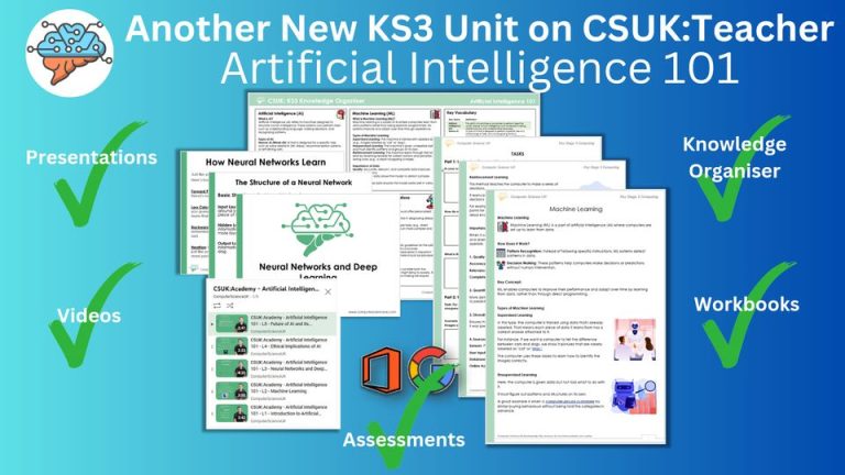 Introducing Three Brand New, Fully Resourced KS3 Units of Work - CSUK:Teacher